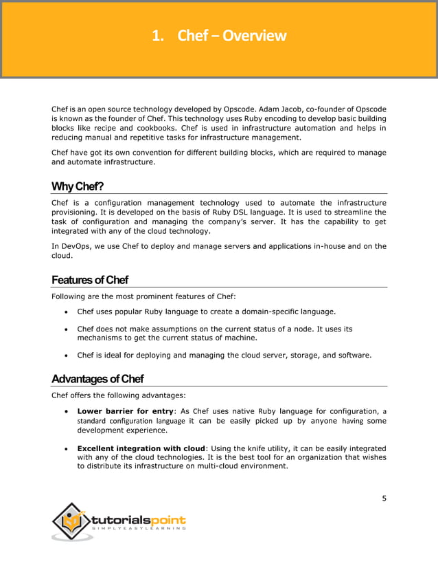 Chef tutorial | PDF | Computer Software and Applications | Computing