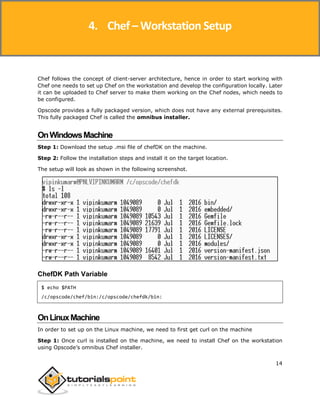 Chef tutorial | PDF