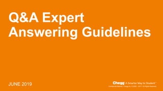 Chegg India guideline presentation | PDF