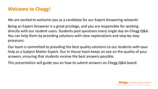 Chegg Qa Guideline Presentation Hsov8 Pdf