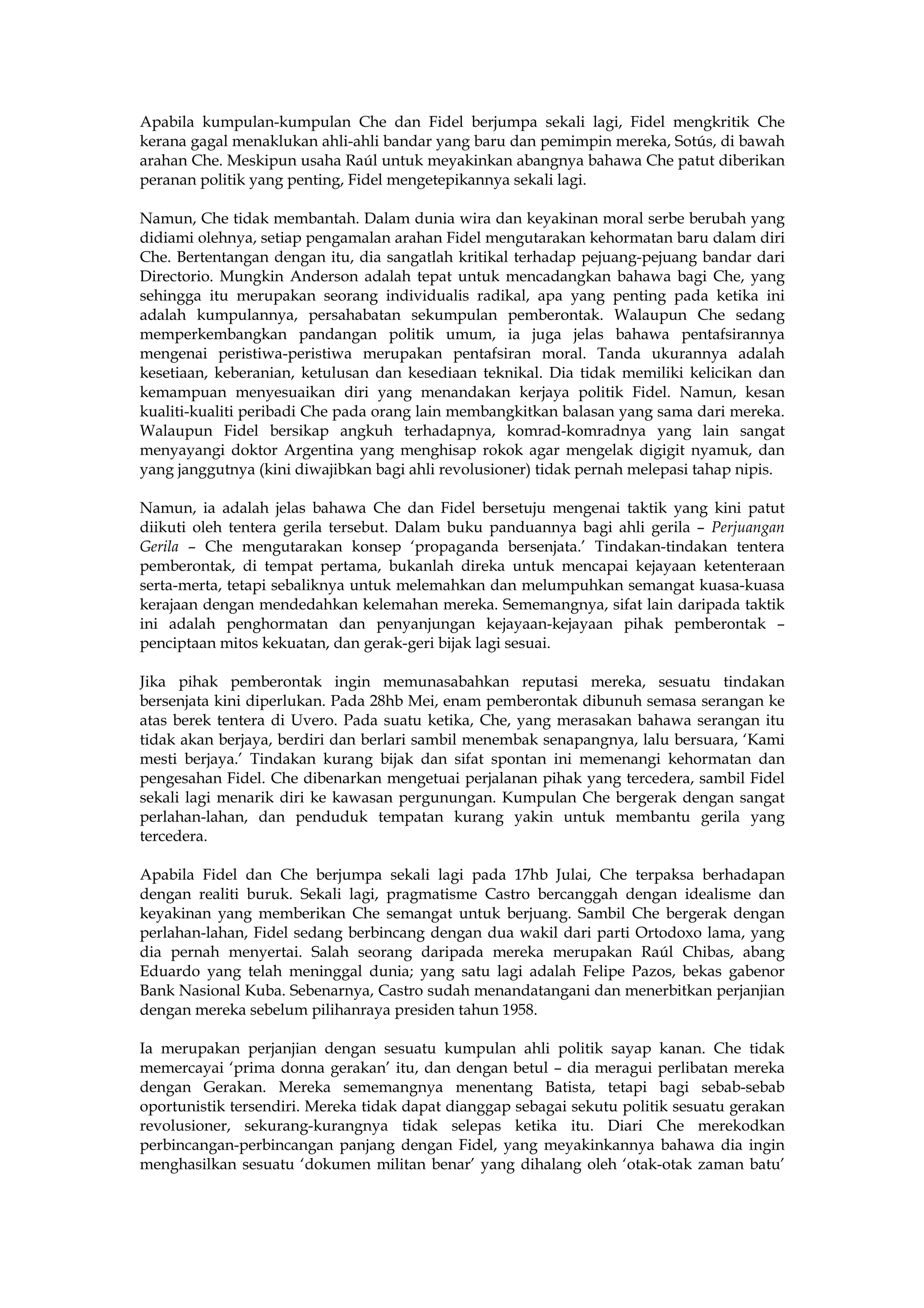 Che guevara revolusi kuba | PDF