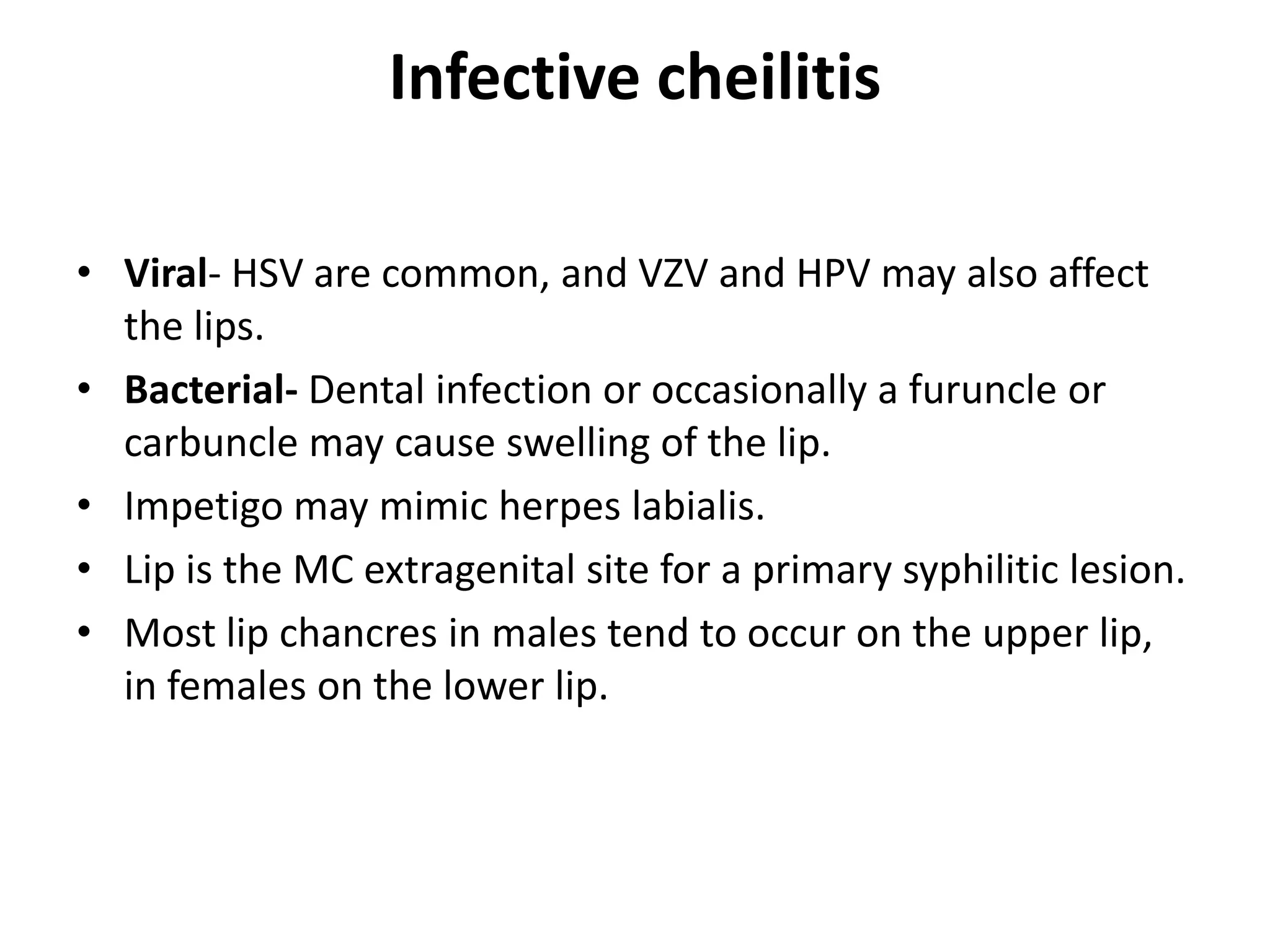 Cheilitis | PPTX