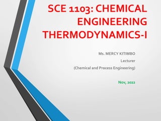 CHE I THERMODYNAMICS (INTRODUCTION).pptx