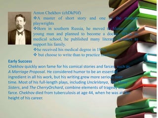 The Marriage Proposal by Anton Chekhov | PPTX