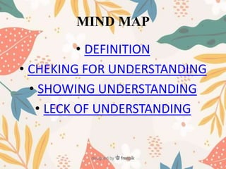 Cheking for understanding | PPT