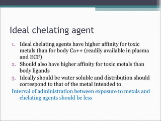 Chelating agent - drdhriti | PPT
