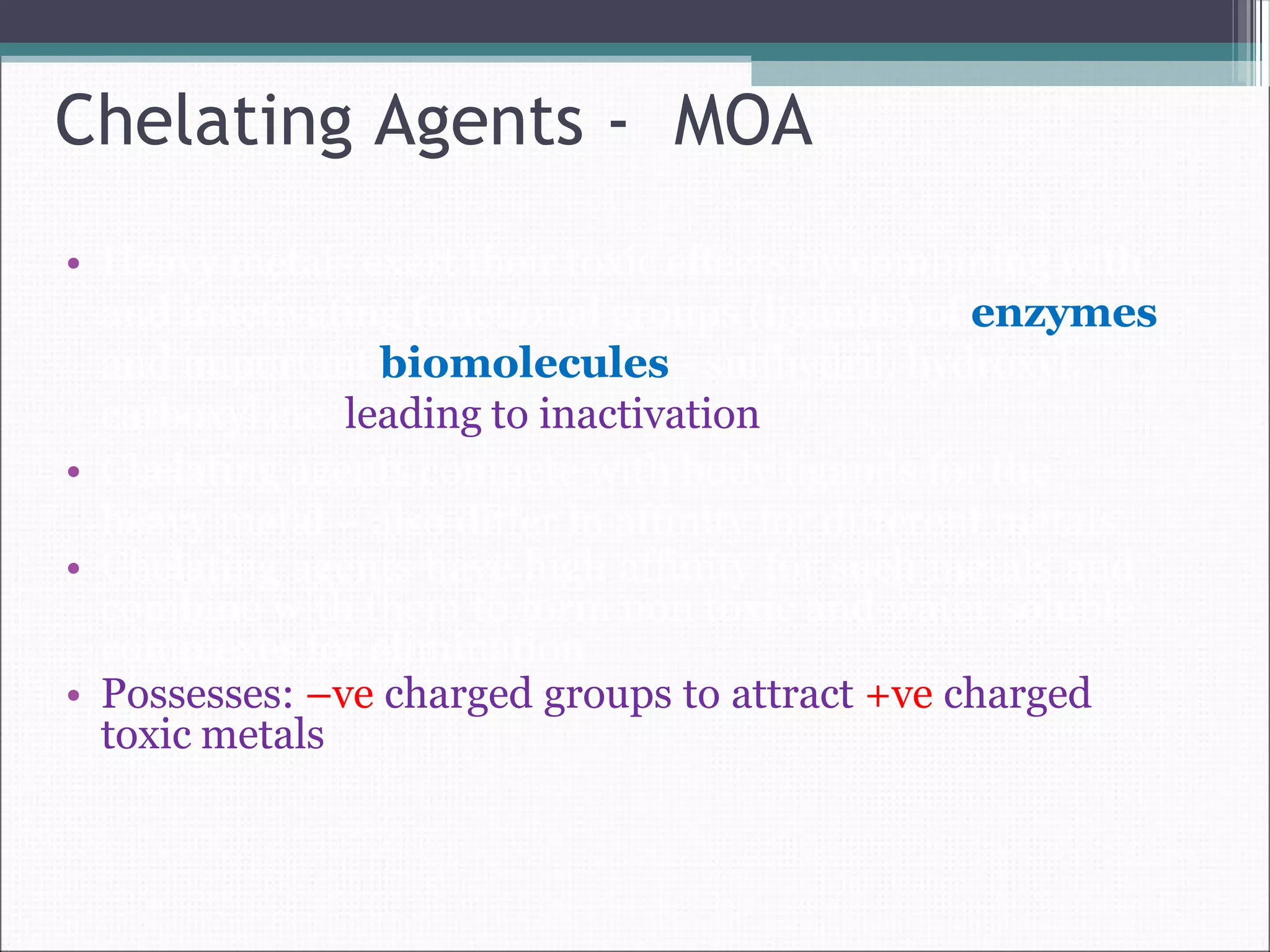 Chelating agent | PPT
