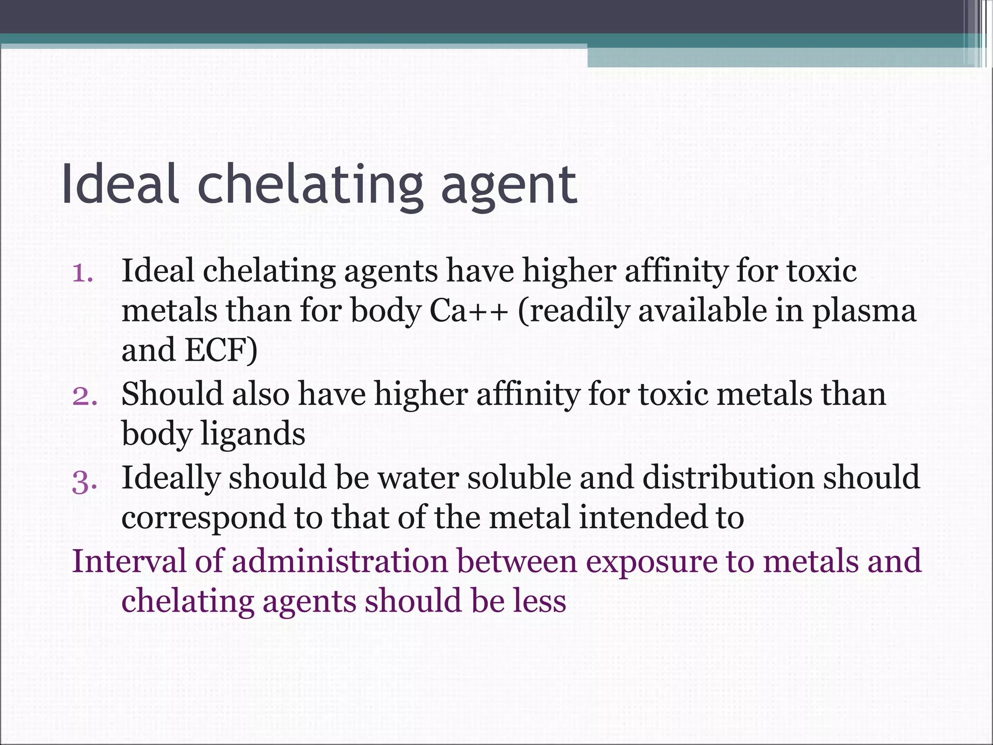 Chelating agent | PPT