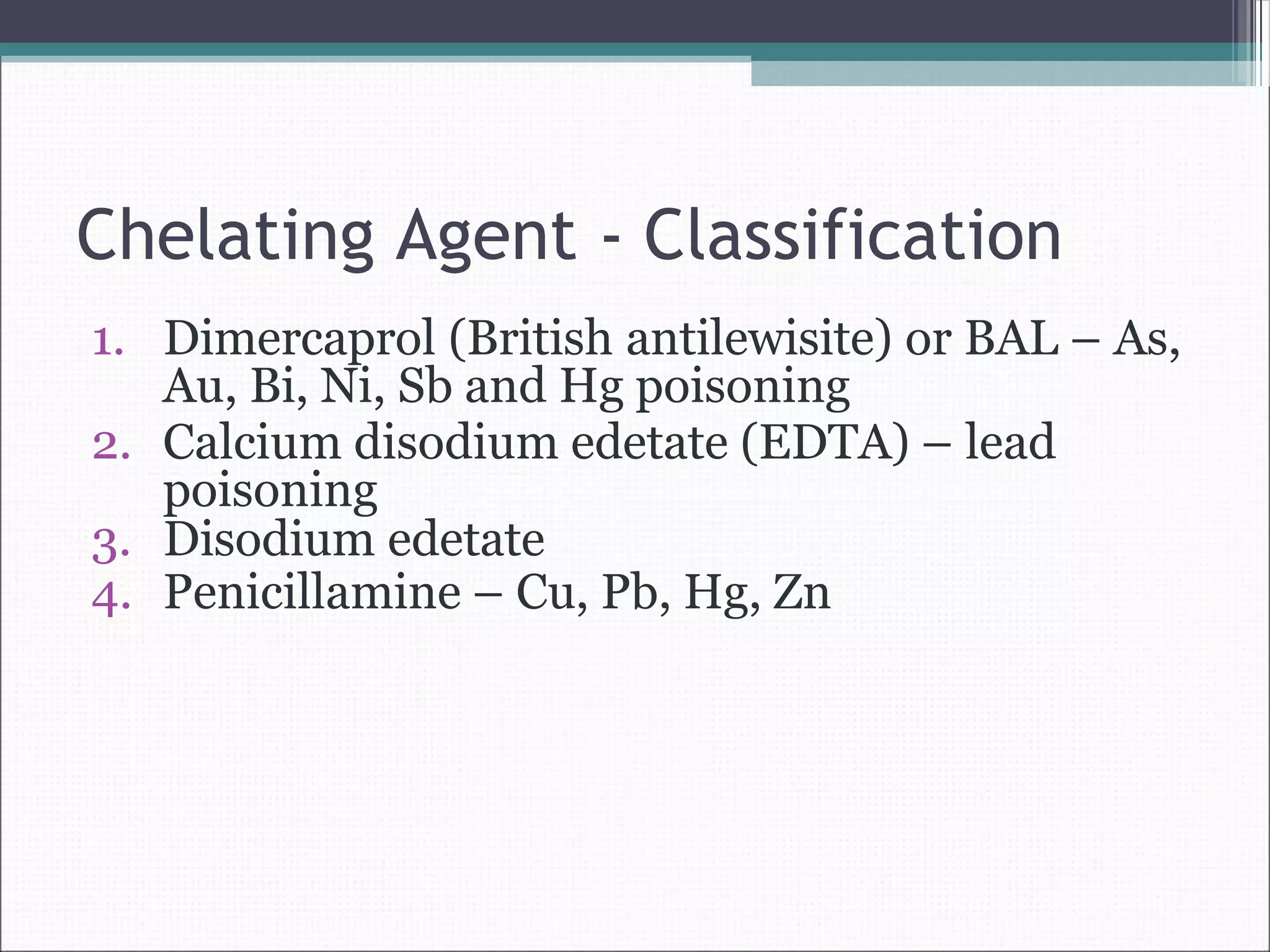 Chelating agent | PPT