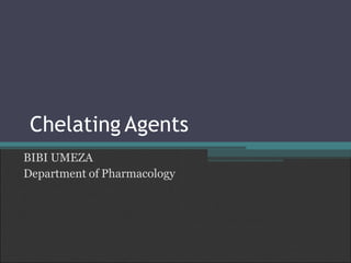 Chelating agent | PPT