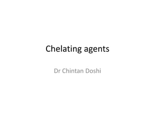 Chelating agent | PPT