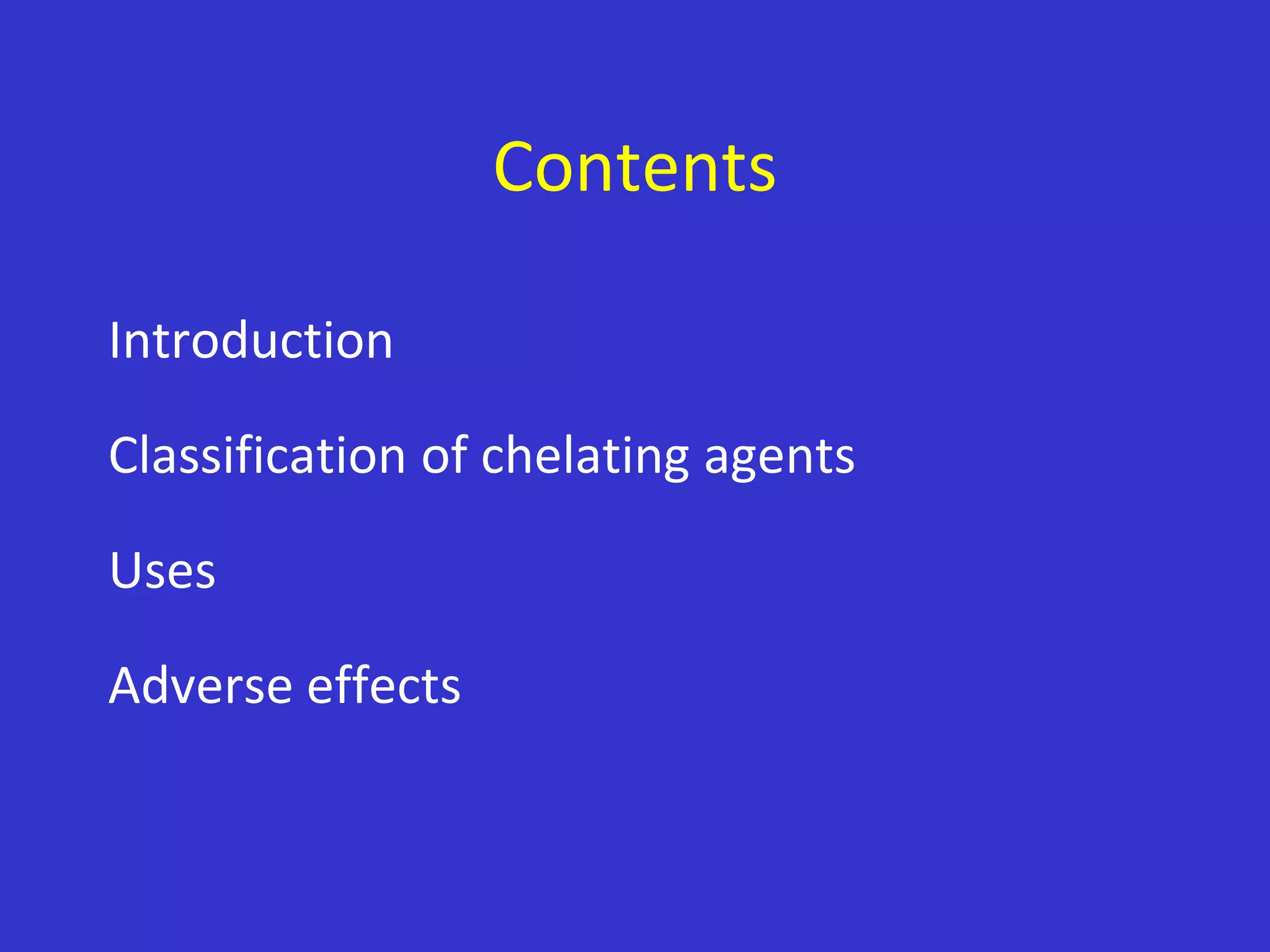 Chelating agents | PPTX