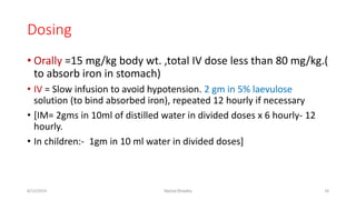 Chelating Agents in Toxicology | PPTX