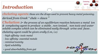 Chelating agents | PPTX
