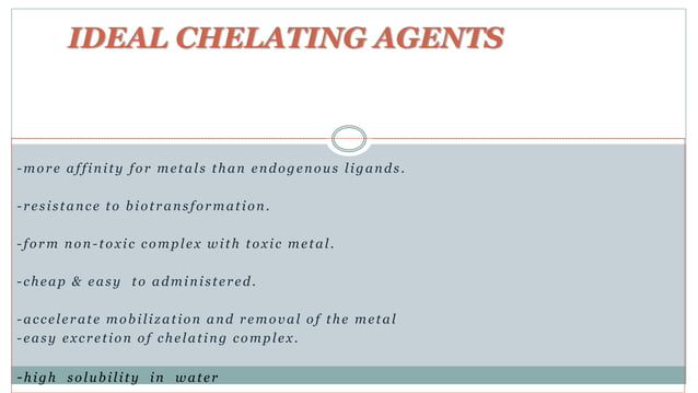 Chelating agents | PPTX