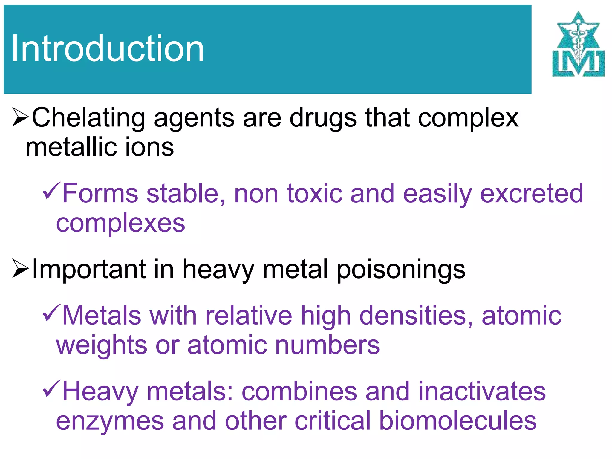 Chelating agents | PPTX