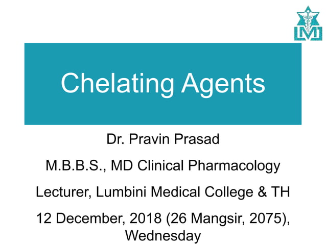 Chelating agents | PPTX | Chemistry | Science