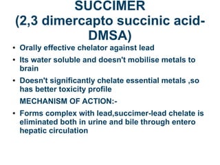 Chelating agents -pharmacology | ODP