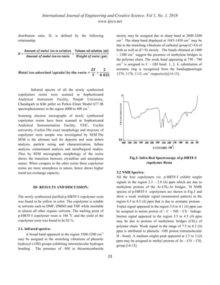 Chelating ion exchange and antimicrobial studies | PDF