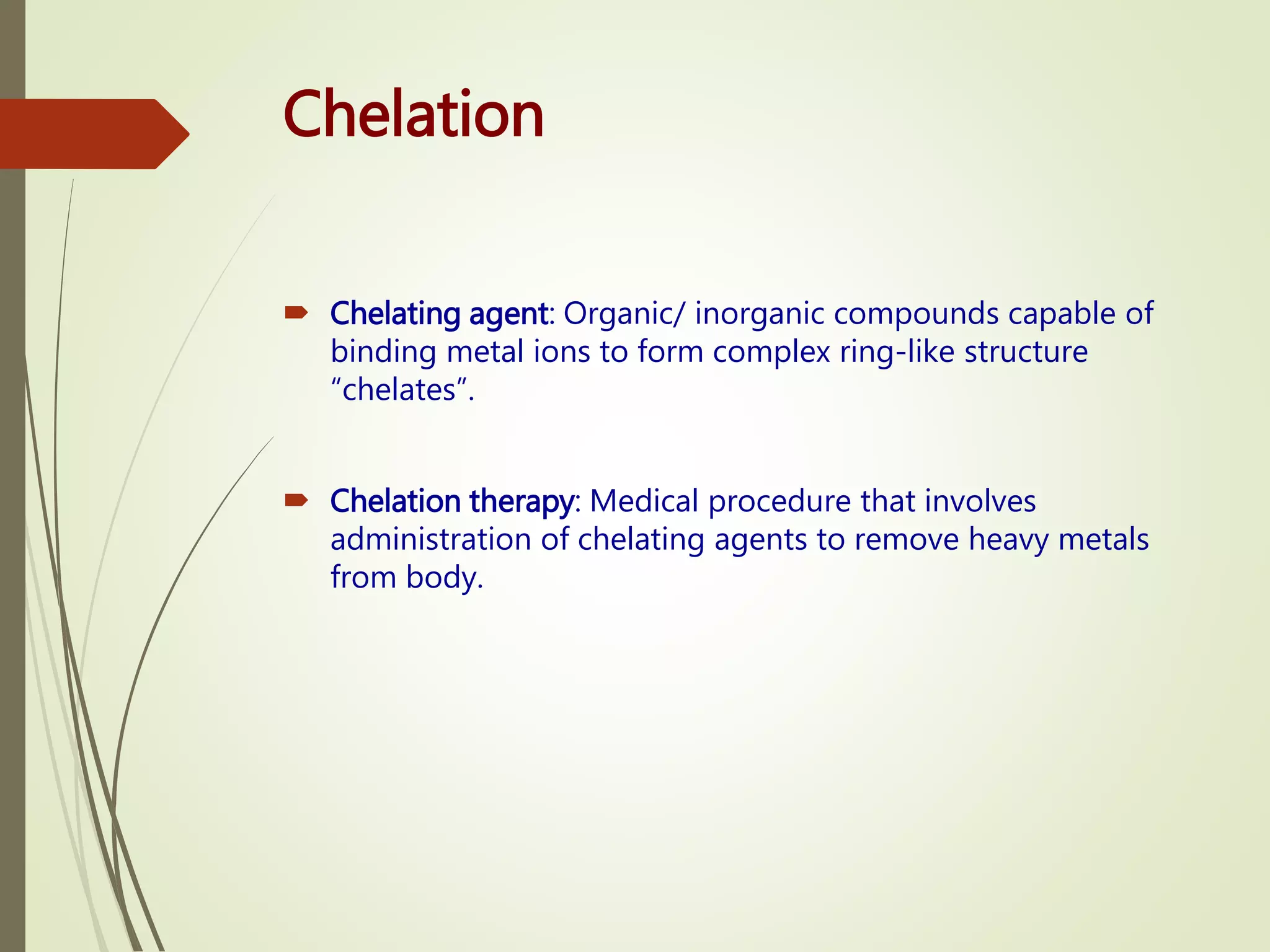 Chelation | PPTX