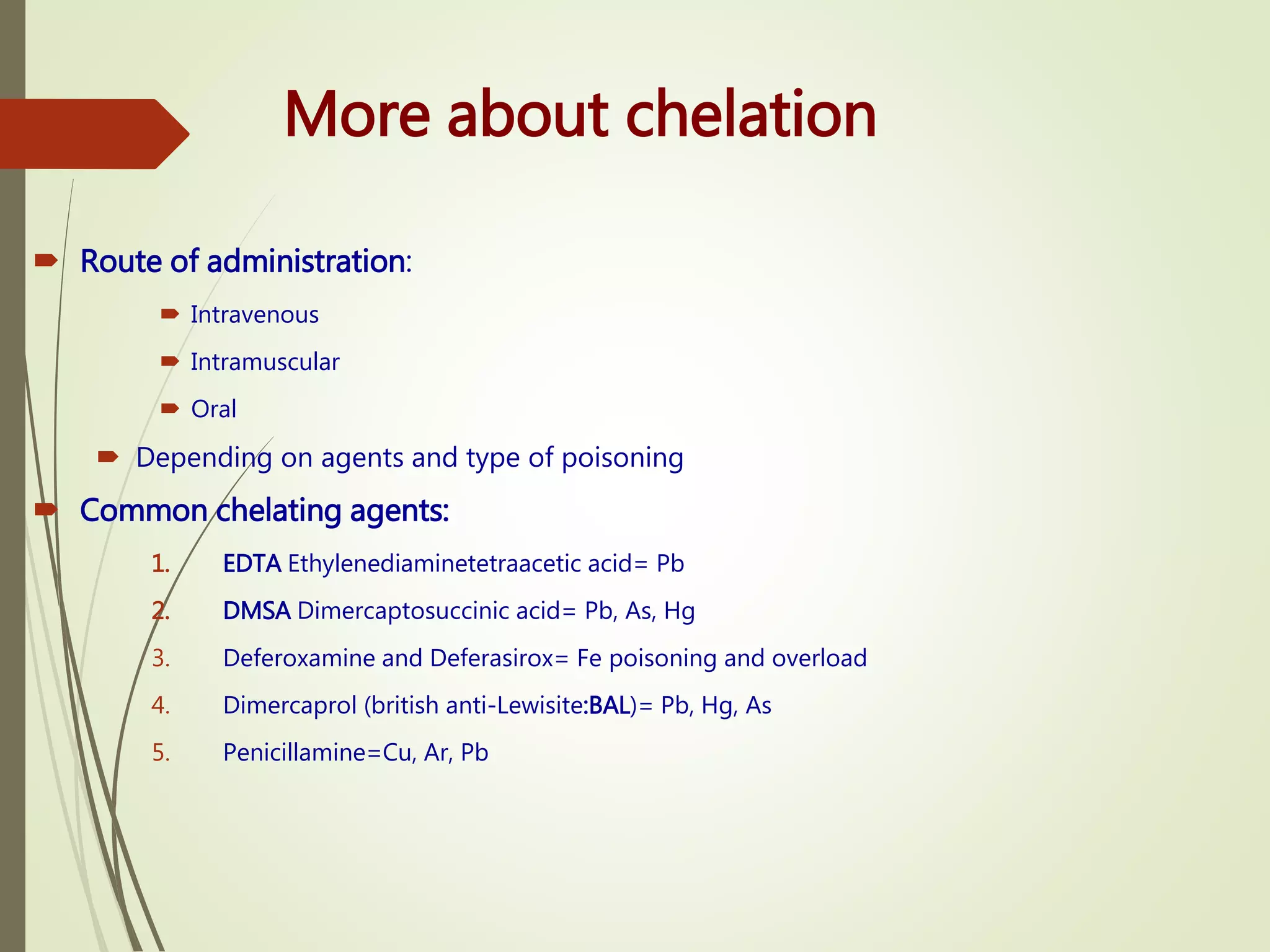 Chelation | PPTX