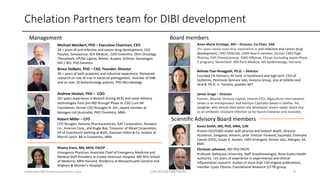 Chelation partners 2021 Collision Conference pitch | PPT