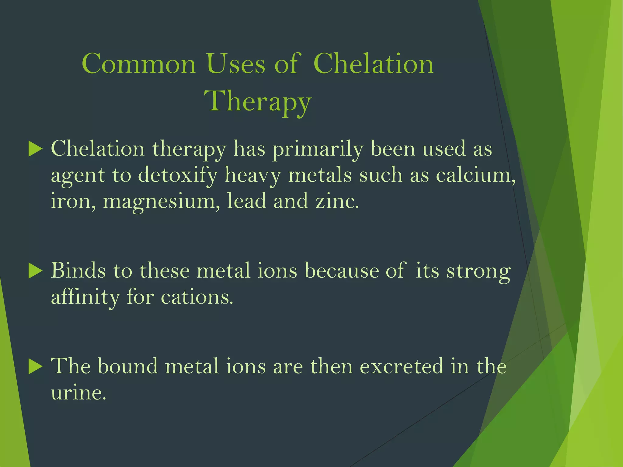 Chelation therapy | PDF