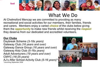 Chelmsford Mencap | PPT