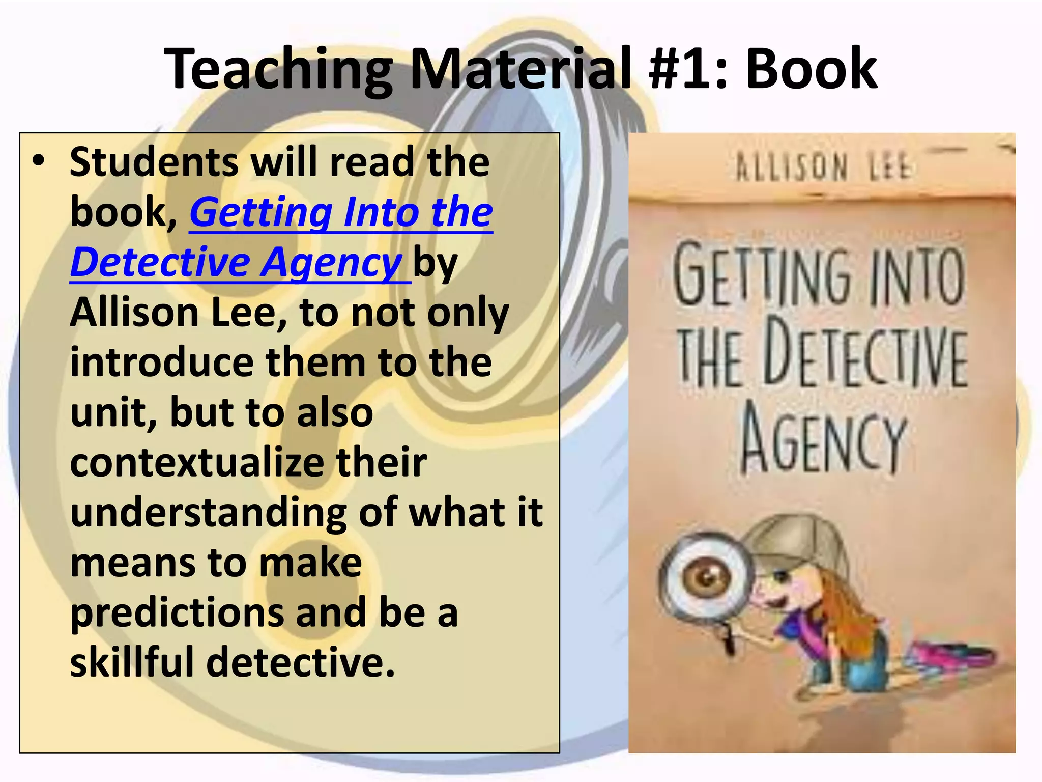 Chelo, Taylor; Detectives & Making Predictions | PPTX