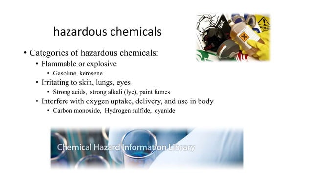 Chemical Safety.pptx | Skin and Dermatology | Diseases and Conditions