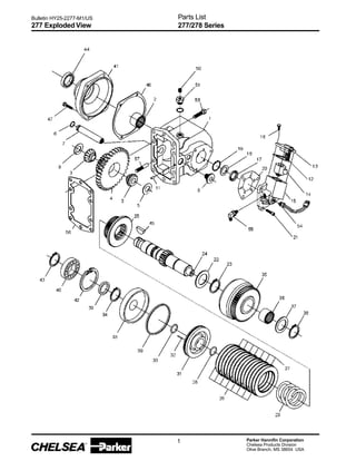 Chelsea 277-parts-manual | PDF