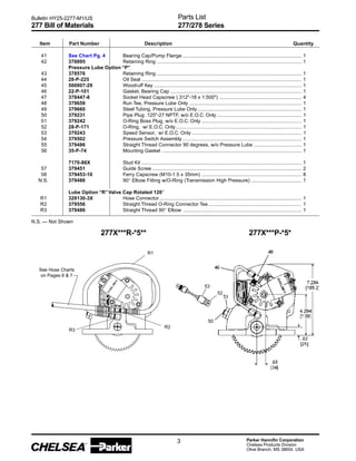 Chelsea 277-parts-manual | PDF