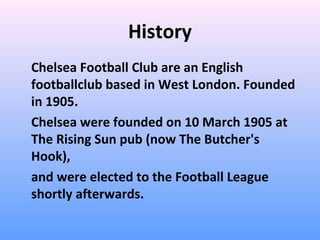 I Love Chelsea | PPT