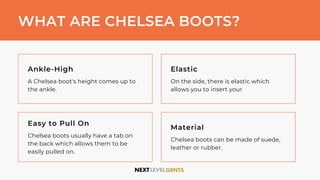 Chelsea Boots Guide | PPT
