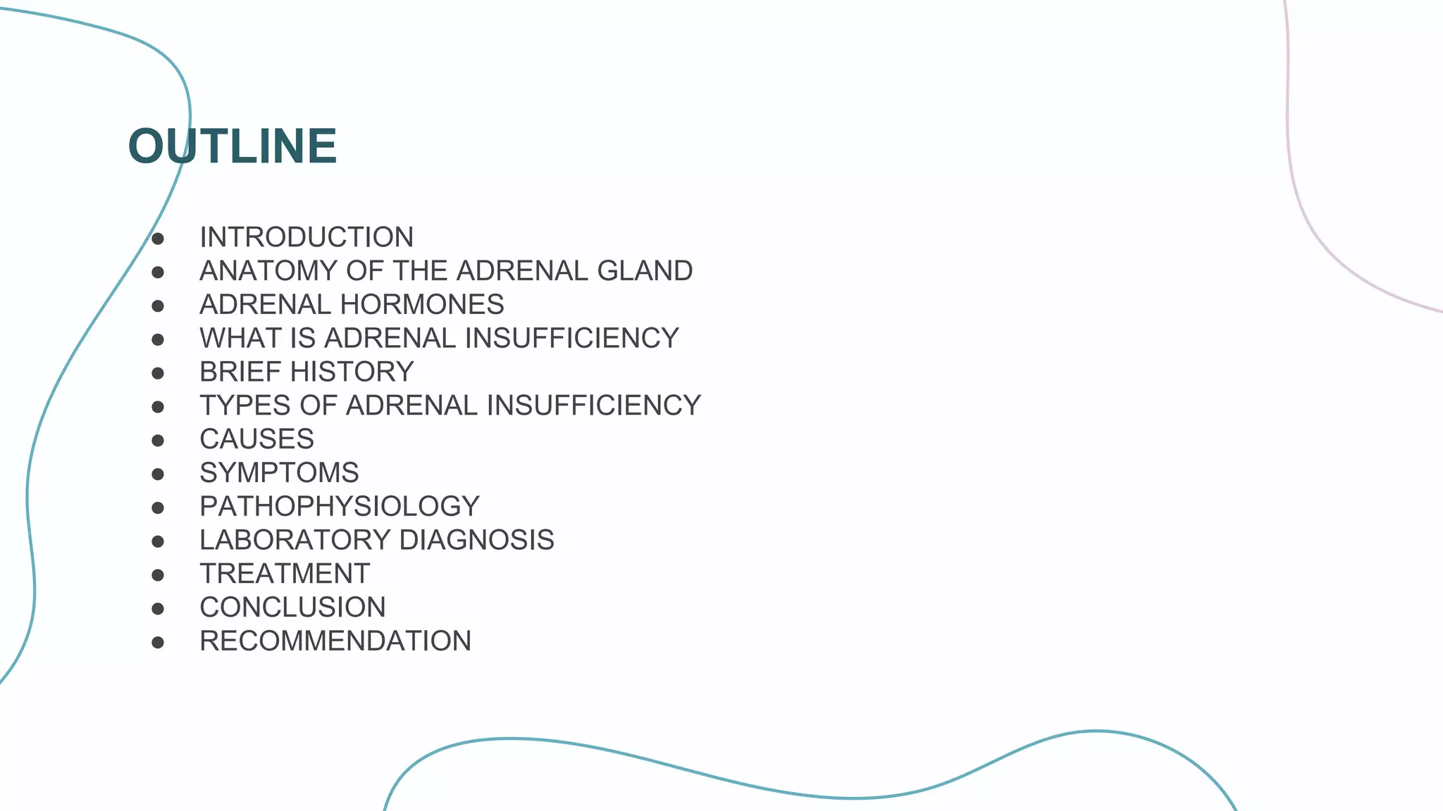 PATHOPHYSIOLOGY OF ADRENAL INSUFFICIENCY: A HORMONAL AND METABOLIC ...