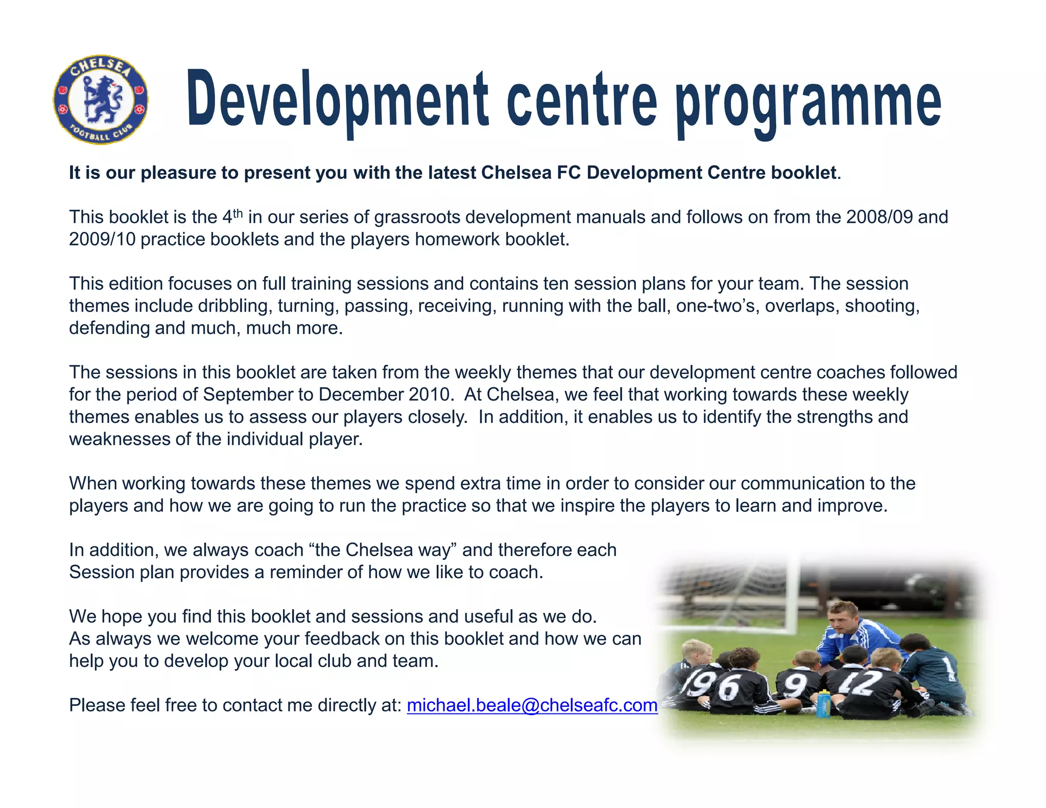 Chelsea development booklet | PPT
