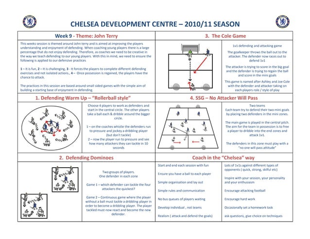 Chelsea development booklet | PPT
