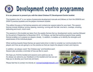 Chelsea development booklet | PPT