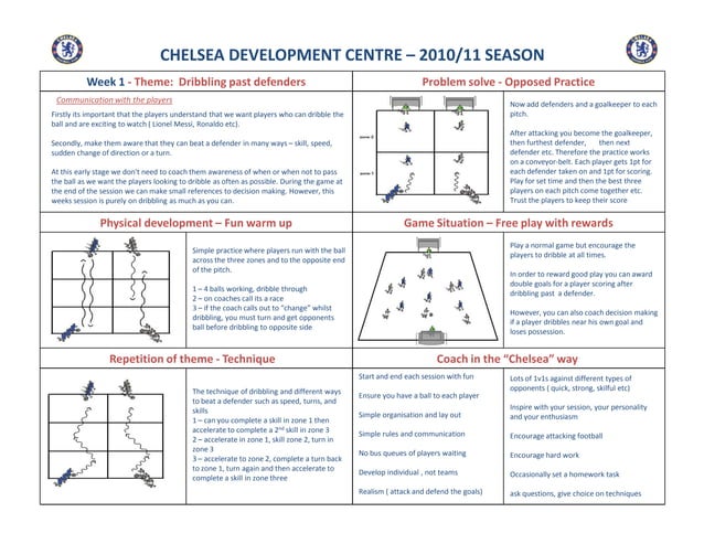 Chelsea development booklet | PPT