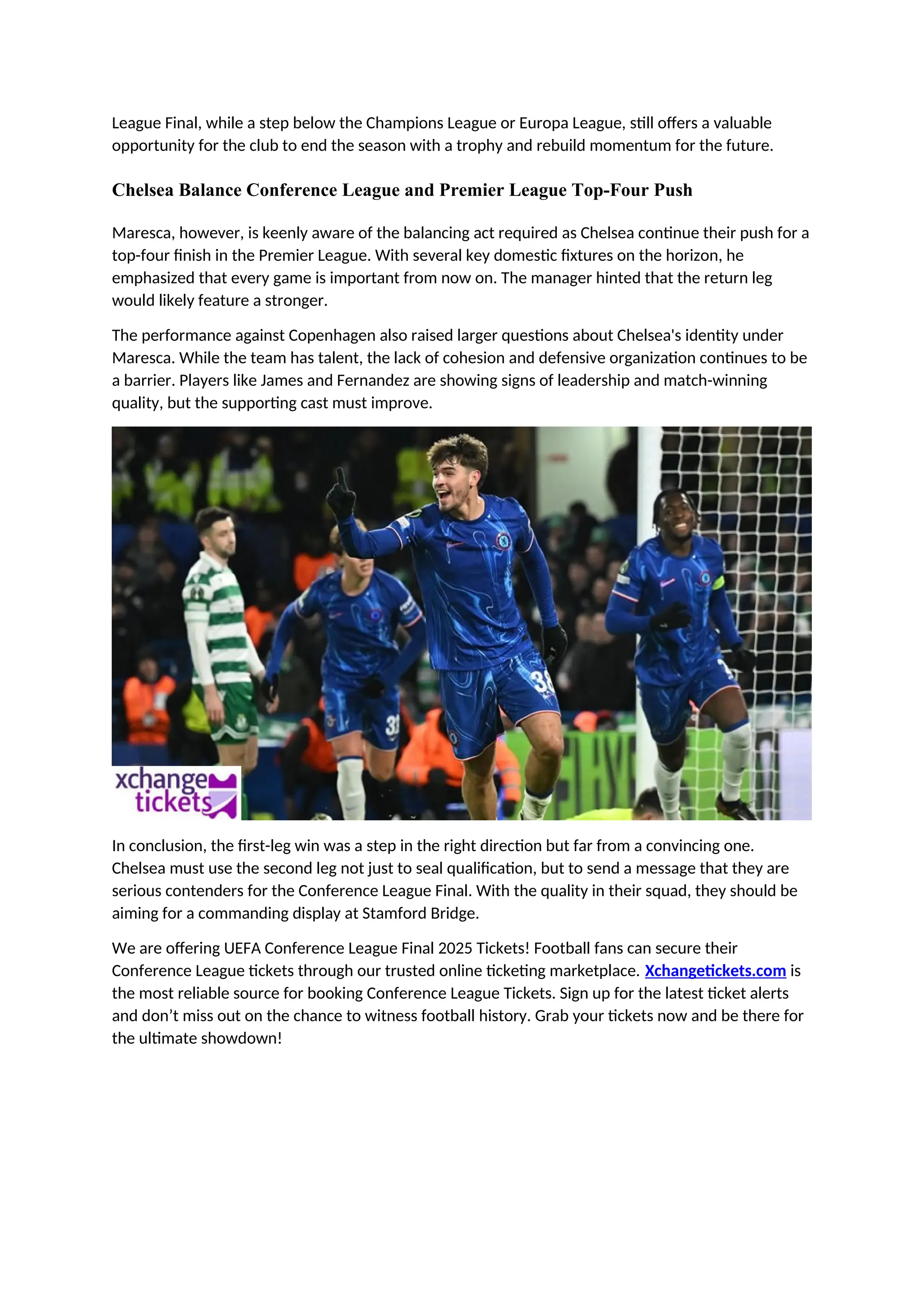 Chelsea Edge FC Copenhagen in Conference League Final.docx