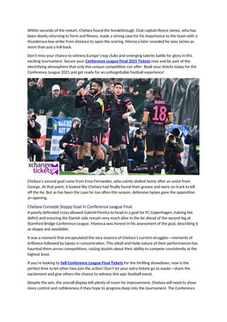 Chelsea Edge FC Copenhagen in Conference League Final.docx