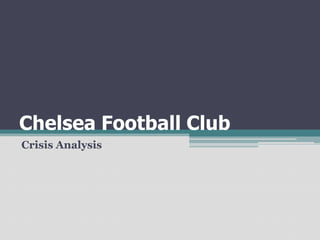 Chelsea football club | PPTX
