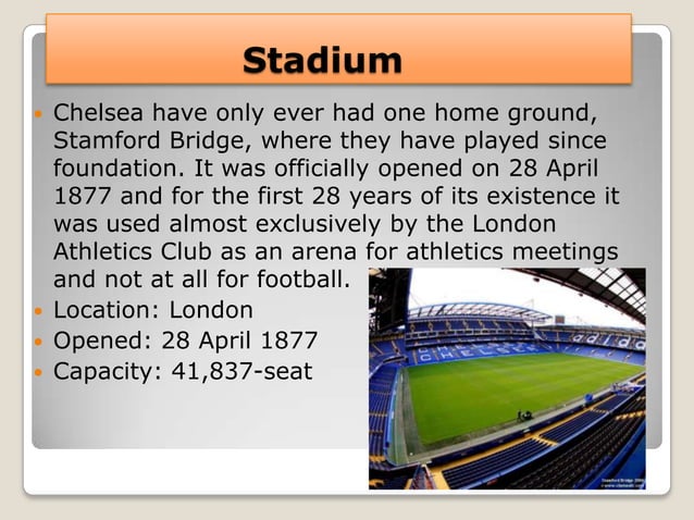 Chelsea football club (1) | PPTX | Soccer | Sports