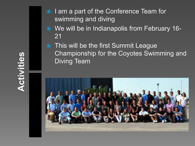 Chelsea Geditz Ppt | PPTX | Swimming | Sports