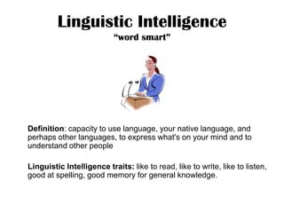Intelligence Power Point | PPT