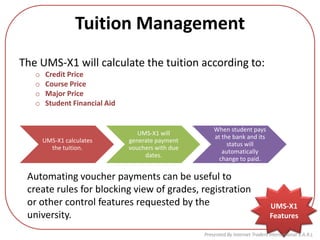 University Management System - UMS-X1 | PDF