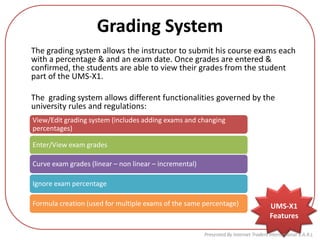 University Management System - UMS-X1 | PDF