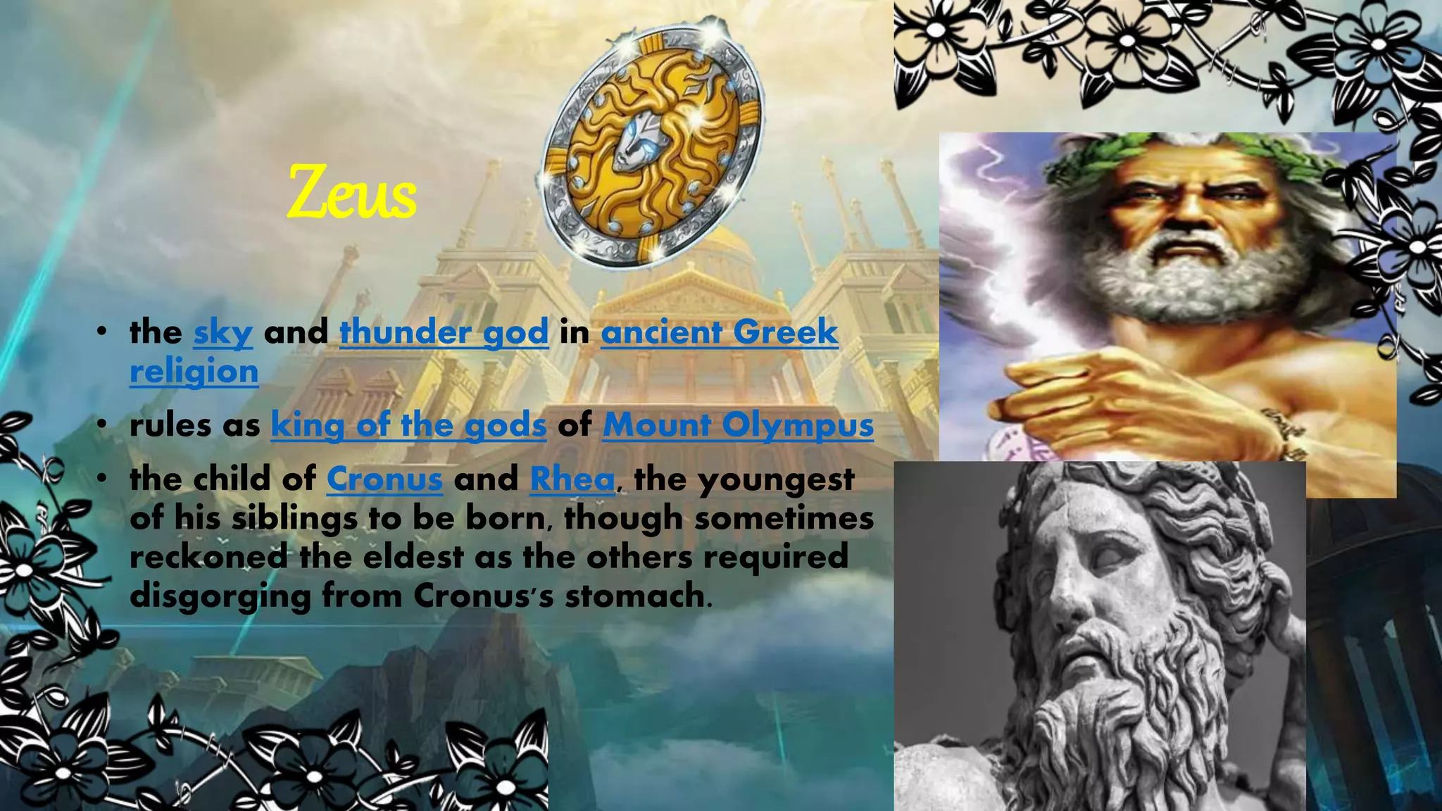 Greek Mythology: Olympian God and Goddesses | PPTX
