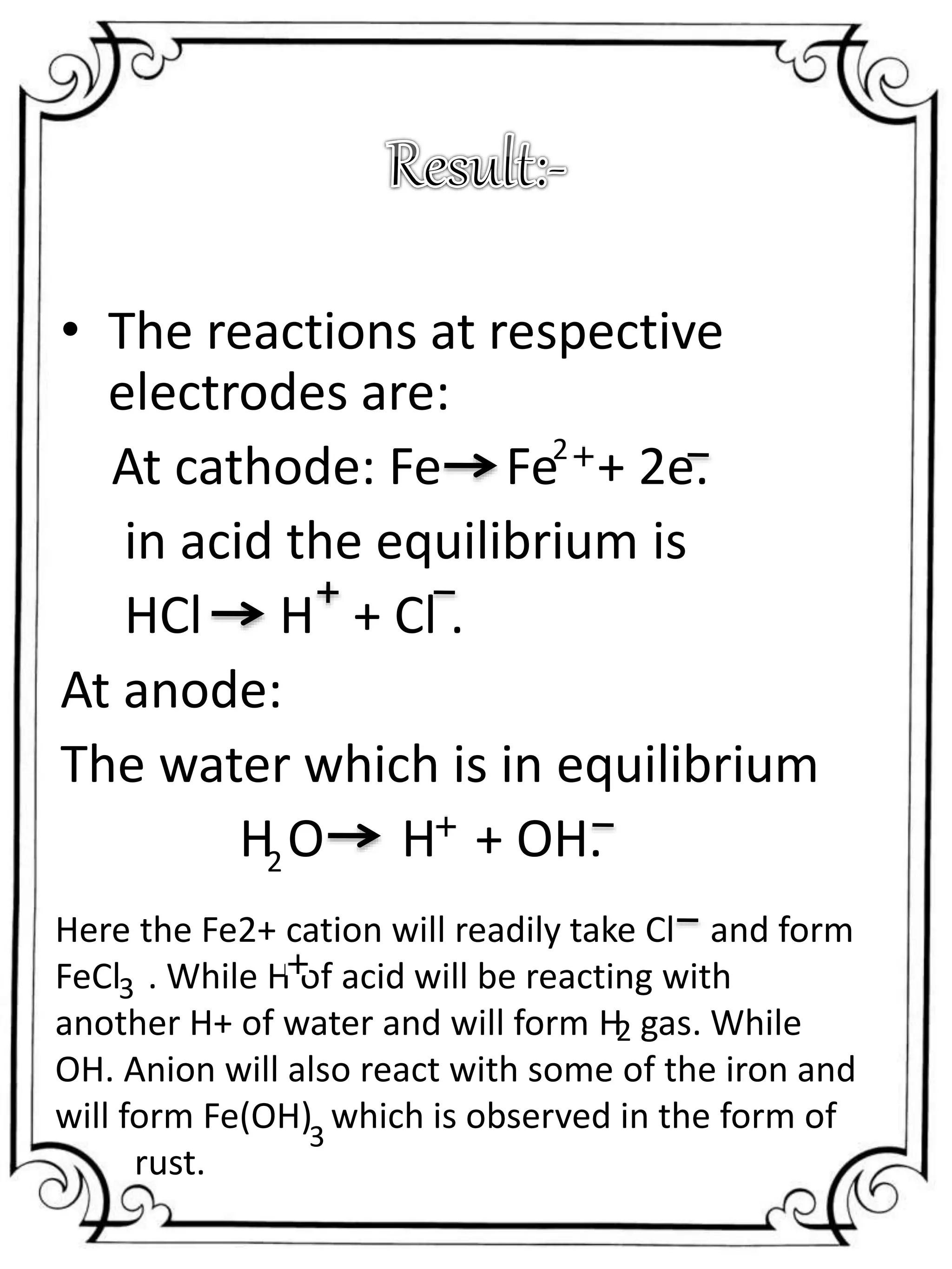 Chemistry investigatory project on Effect of Metal Coupling on ...