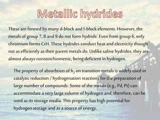 hydrides | PPTX